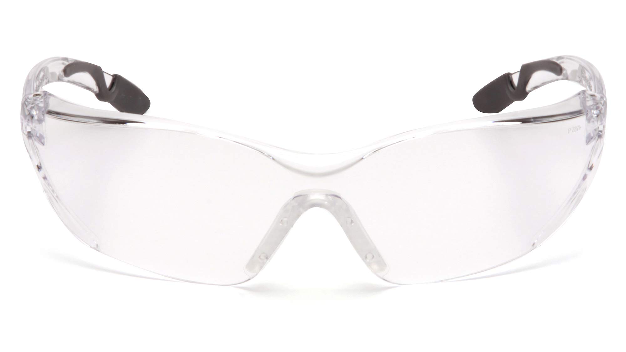 Pyramex Achieva Safety Glasses, Gray Temples/Clear Lens