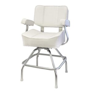 springfield marine deluxe white captains seat and stand package