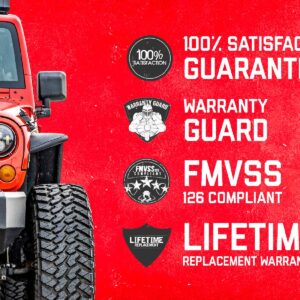 Rough Country 4" Lift Kit for 87-95 Jeep Wrangler YJ | Power Steering - 620N2