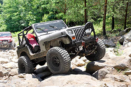 Rough Country 4" Lift Kit for 87-95 Jeep Wrangler YJ | Power Steering - 620N2