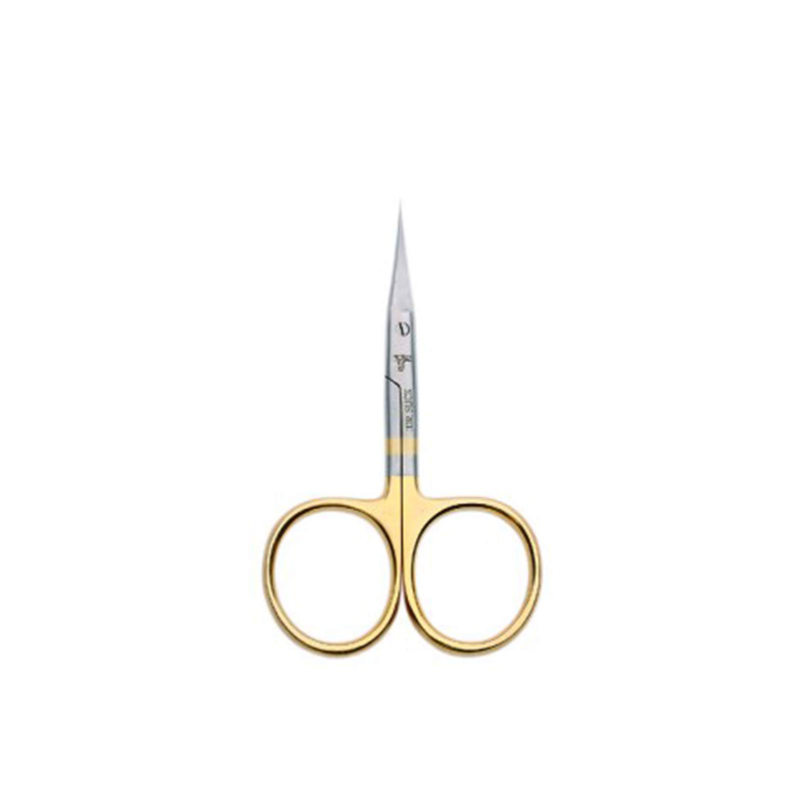 Dr. Slick Arrow Scissor, 3-1/2", Gold Loops, MicroTip, Straight