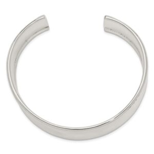 IceCarats 925 Sterling Silver 20mm Cuff Bangle Bracelet