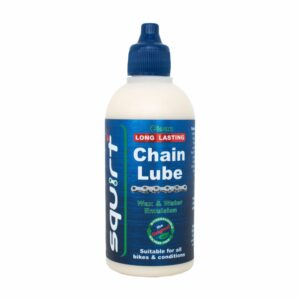 squirt chain lube for bikes 120 ml – long-lasting lube for all bike chains – all-weather dry chain lube – bike chain lube to reduce noise & chainsuck – bike tools & maintenance aid