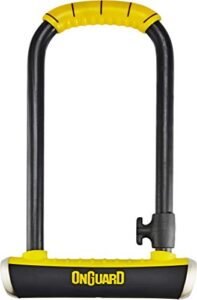 onguard brute ls-8000 keyed shackle lock - black, 11.5x26.0 cm