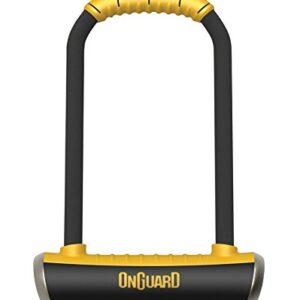 Onguard Brute LS-8000 Keyed Shackle Lock - Black, 11.5x26.0 cm