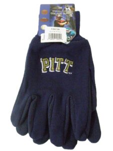 mcarthur sports ncaa sport utility gloves (pittsburgh panthers large)