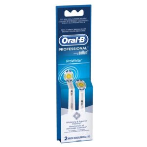 oral-b professional prowhite replacement brush head 2 count