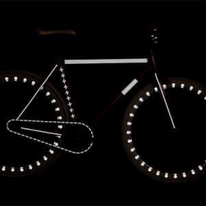 RydeSafe Reflective Decals - Modular Kit - Jumbo (Black)