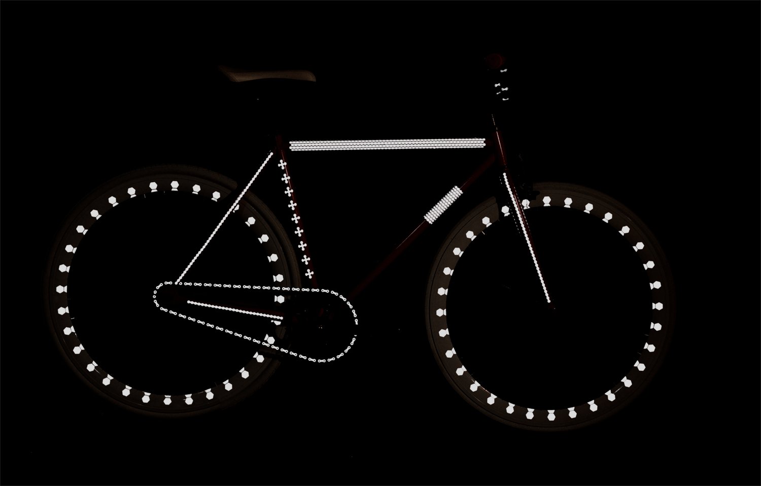 RydeSafe Reflective Decals - Modular Kit - Jumbo (Black)