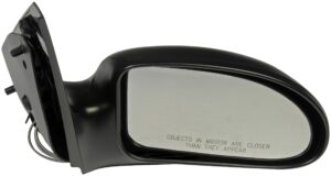 dorman 955-1385 passenger side manual door mirror compatible with select ford models, black