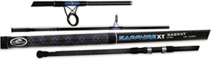 tsunami saphire xt surf fishing rod 8' 2 pc 10-25 lb ssasxt 802mh