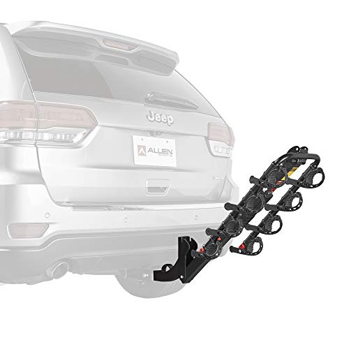 Allen Sports Premier Hitch Mounted 4-Bike Carrier, Model S545, Black