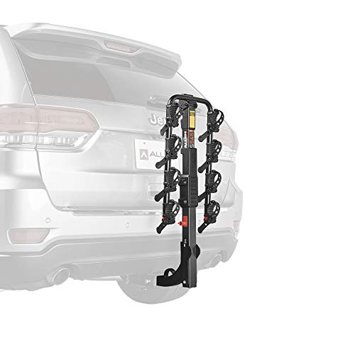 Allen Sports Premier Hitch Mounted 4-Bike Carrier, Model S545, Black