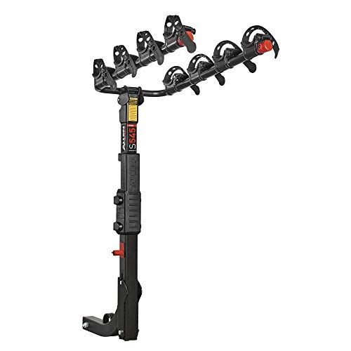 Allen Sports Premier Hitch Mounted 4-Bike Carrier, Model S545, Black