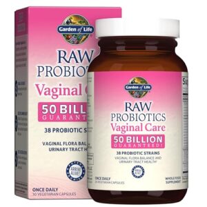 garden of life - raw probiotics vaginal care (veggie caps) - 30 vegeterian capsules