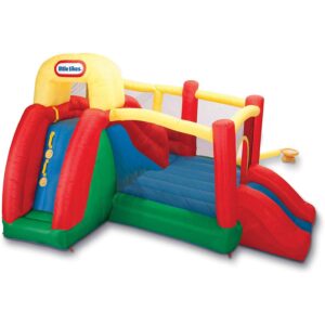 little tikes double fun slide 'n bounce bouncer