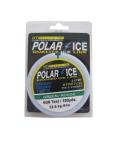 ht ilg-1050 polar ice no. 50 braided line, green, 100-yard