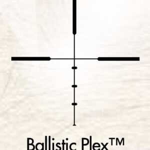 Burris Ballistic Plex Hunting Riflescope, 2.75X-20mm , Black