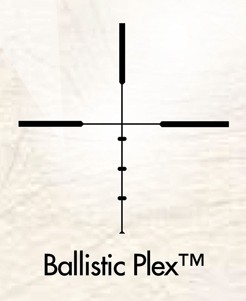 Burris Ballistic Plex Hunting Riflescope, 2.75X-20mm , Black