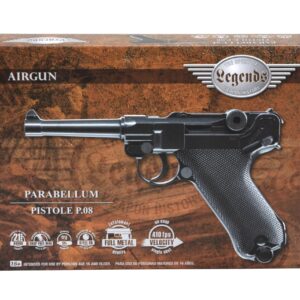 Umarex Legends P.08 All Metal .177 Caliber BB Gun Air Pistol, Standard Action, Legends P.08 Air Gun