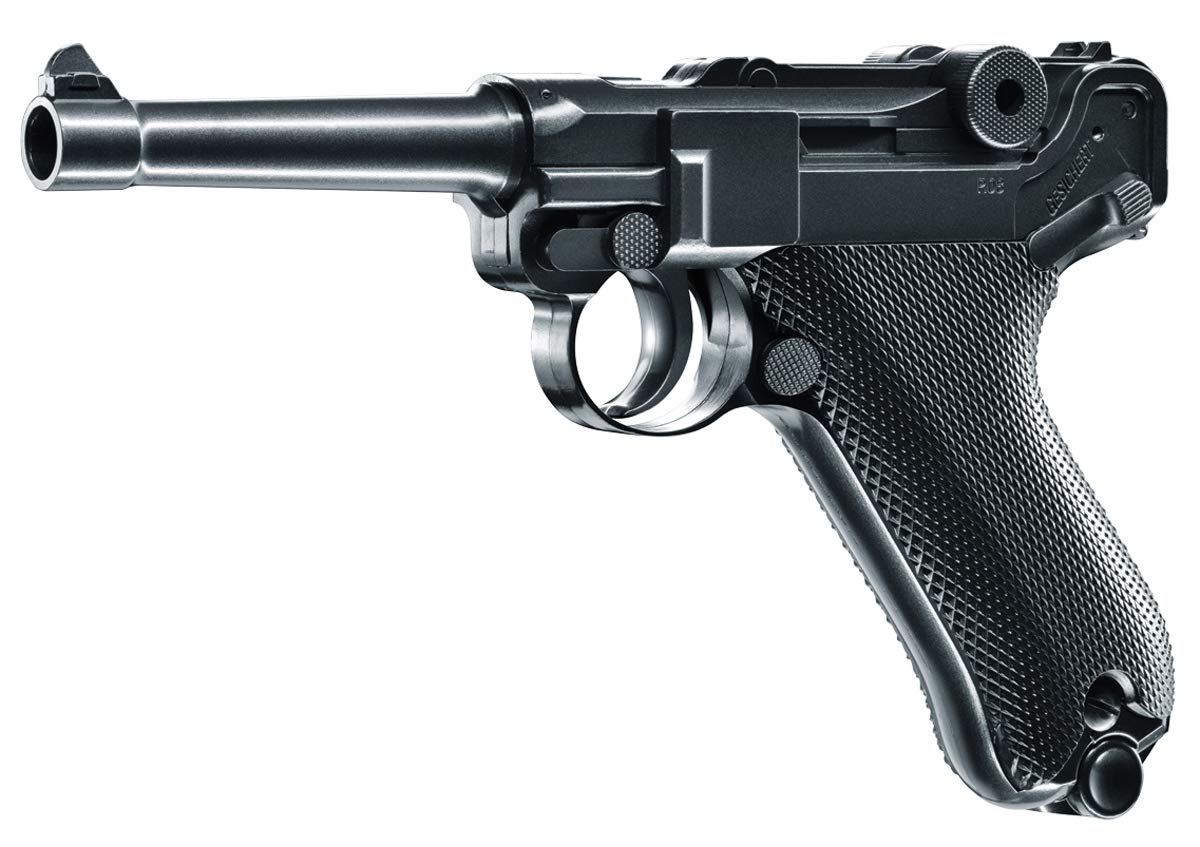 Umarex Legends P.08 All Metal .177 Caliber BB Gun Air Pistol, Standard Action, Legends P.08 Air Gun