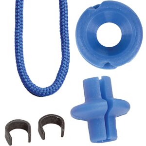 pine ridge archery hunter's combo pack, blue, 3/16-inch