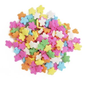 dress my cupcake decorating edible cake and cookie confetti sprinkles, mini flowers, 2.4-ounce