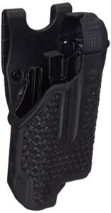 blackhawk 44e000bw-r glock 17/22/31 basket weave epoch level 3 molded light bearing duty holster