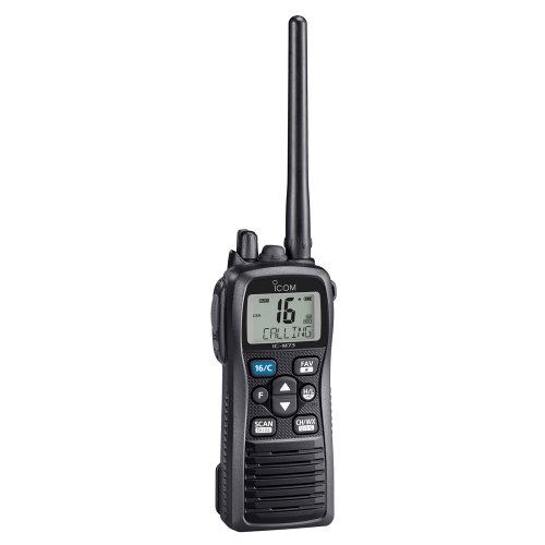 Icom M73-11 Plus 6 Watt Submersible Hand-Held VHF with Voice Recording