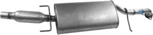 walker quiet-flow ss 56233 direct fit exhaust muffler assembly 2.25" inlet (id) 2.25" outlet (od) for ford escape