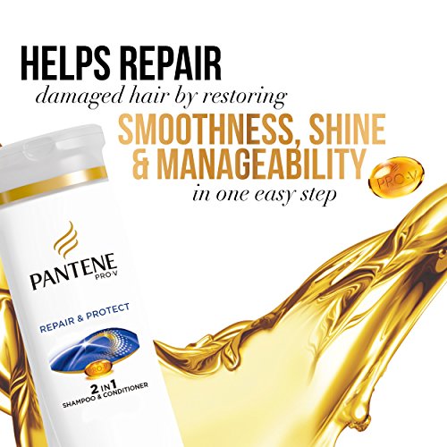 Pantene Repair and Protect 2 in 1 Shampoo & Conditioner 12.6 Fl Oz