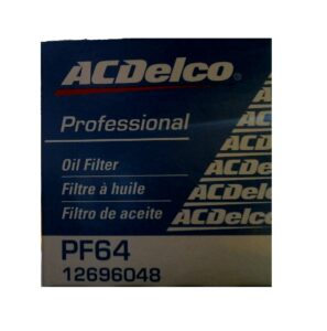 acdelco gm original equipment pf64 engine oil filter