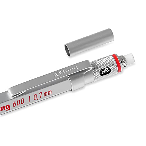 rOtring 600 Mechanical Pencil, 0.7 mm, Silver