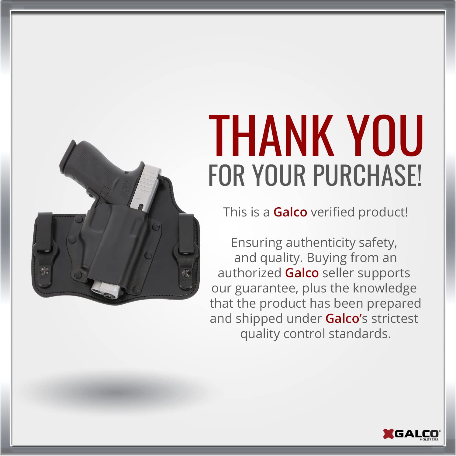 Galco KT428B Kingtuk Inside The Waistband Gun Holster for HK USP Compact 45, Right, Black