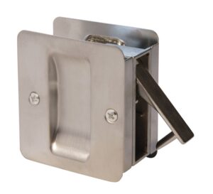 weiser polished chrome pocket door lock passage