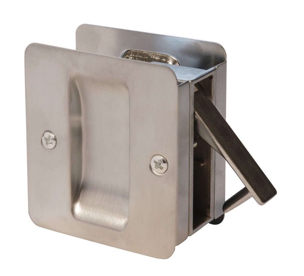 Weiser Polished Chrome Pocket Door Lock Passage