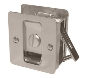 weiser lock pocket door lock satin nickel