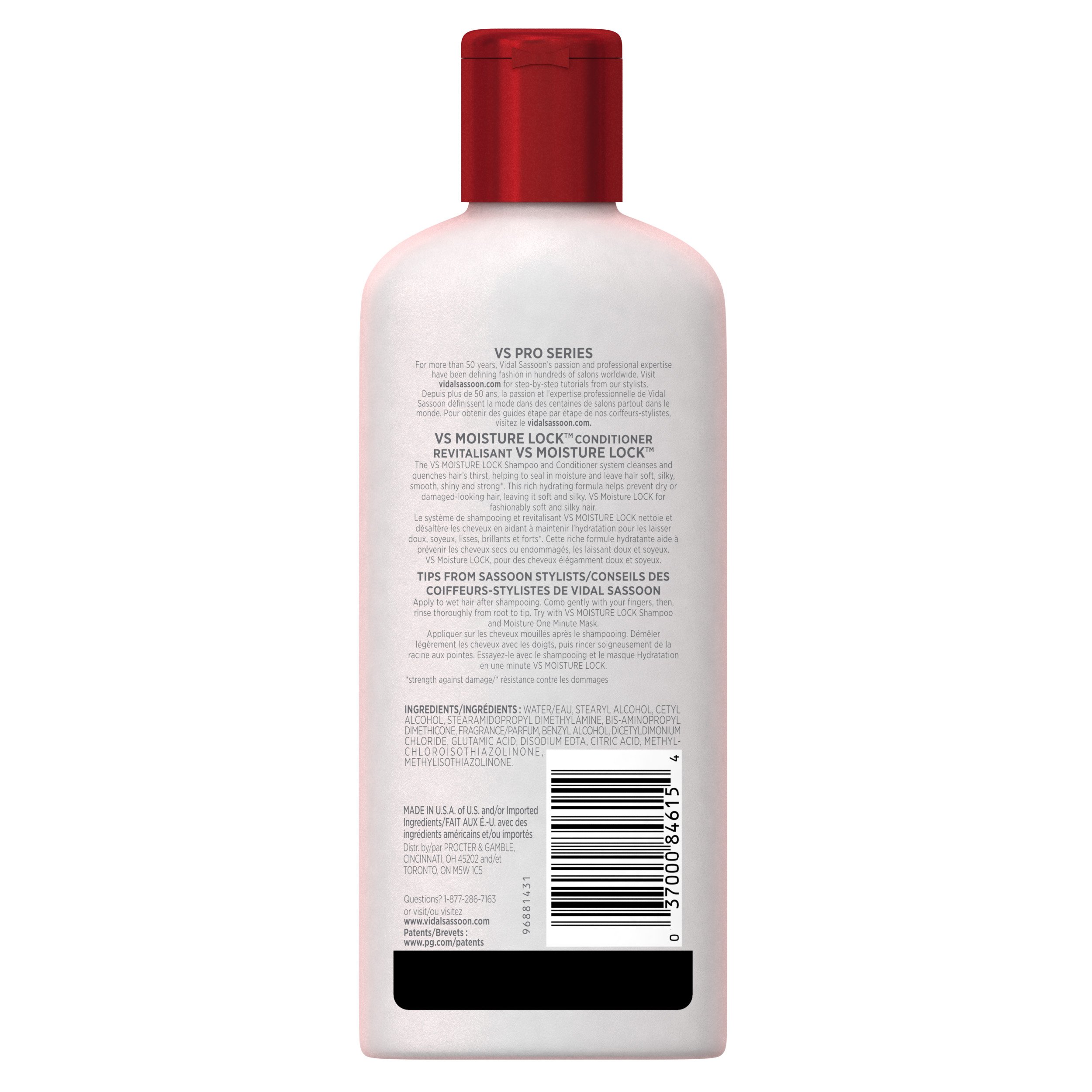 Vidal Sassoon Pro Series Moisture Lock Conditioner 12 Fluid Ounce