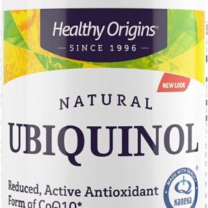 Healthy Origins Ubiquinol (Active form of CoQ10), 200 mg - Activated Form of CoQ10 - Kaneka Ubiquinol Supplements for Heart Health & Antioxidant Support - Gluten-Free & Non-GMO - 150 Softgels