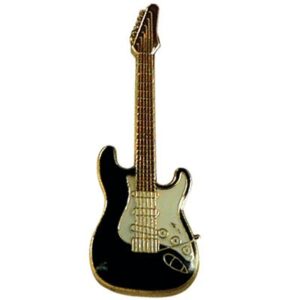 gift house pin electric guitar black