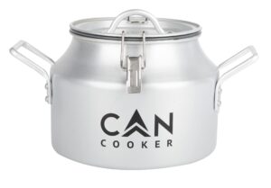 cancooker junior: steam cooker & food steamer | complete with steamer, lid, travel bag, and recipe book