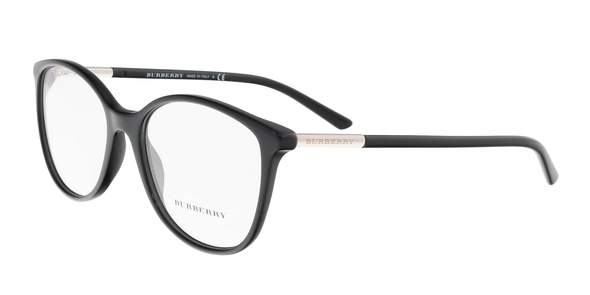 Burberry BE2128 Eyeglass Frames 3001-5216 - Black BE2128-3001-52