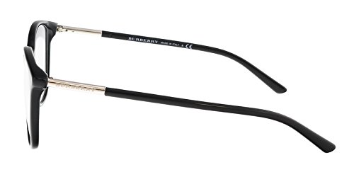 Burberry BE2128 Eyeglass Frames 3001-5216 - Black BE2128-3001-52