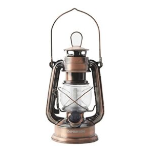 captain stag m-1328 antique warm led lantern, bronze