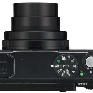 Pentax MX-1 12 MP Black Digital Camera with 4x Optical Image Stabilized Zoom and 3-Inch LCD Screen