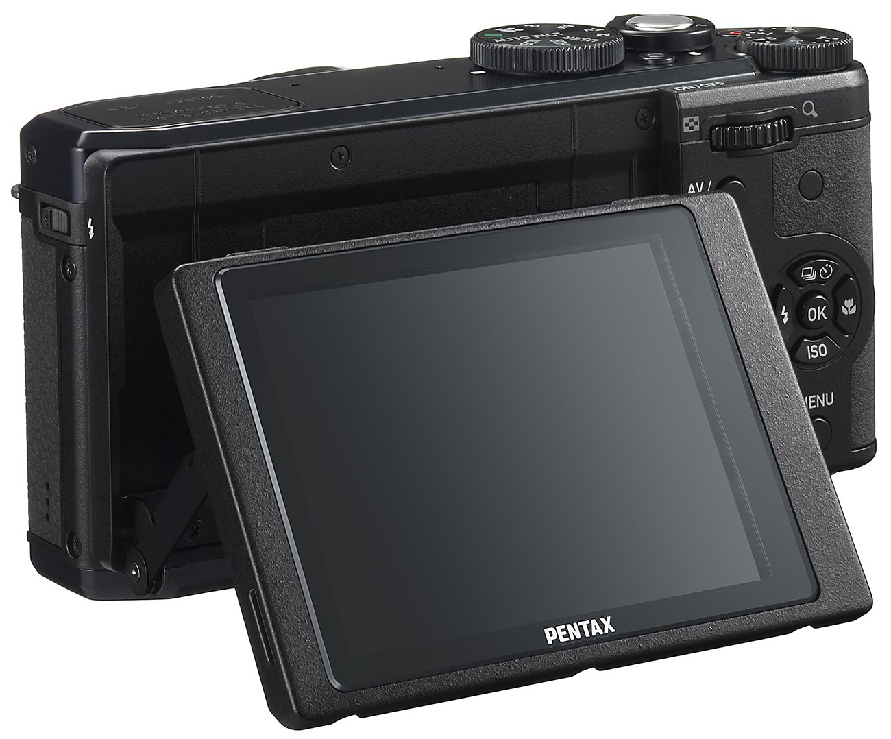 Pentax MX-1 12 MP Black Digital Camera with 4x Optical Image Stabilized Zoom and 3-Inch LCD Screen