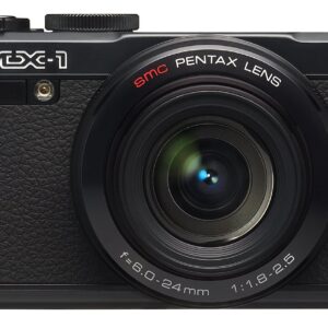 Pentax MX-1 12 MP Black Digital Camera with 4x Optical Image Stabilized Zoom and 3-Inch LCD Screen