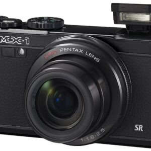 Pentax MX-1 12 MP Black Digital Camera with 4x Optical Image Stabilized Zoom and 3-Inch LCD Screen