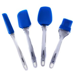 Norpro Silicone Spatula, Medium, Blue, One Size, As Shown