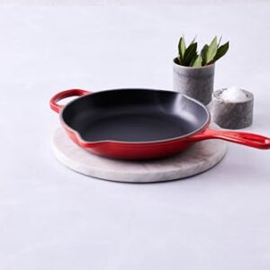 Le Creuset Enameled Cast Iron Signature Iron Handle Skillet, 9" (1-3/8 qt.), Cerise